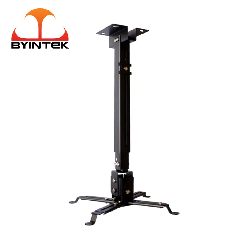 BYINTEK Universal Projector Bracket Wall Ceiling Mount Tilt Adjustable ...