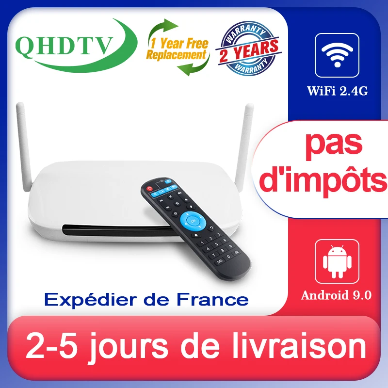 Leadcool Q9 QHDTV Smart tv box 4K Full HD Amlogic S905W Android 9.0 TV ...