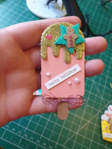 KSCRAFT Cute Popsicle Shaker Metal Cutting Dies Stencils for DIY ...