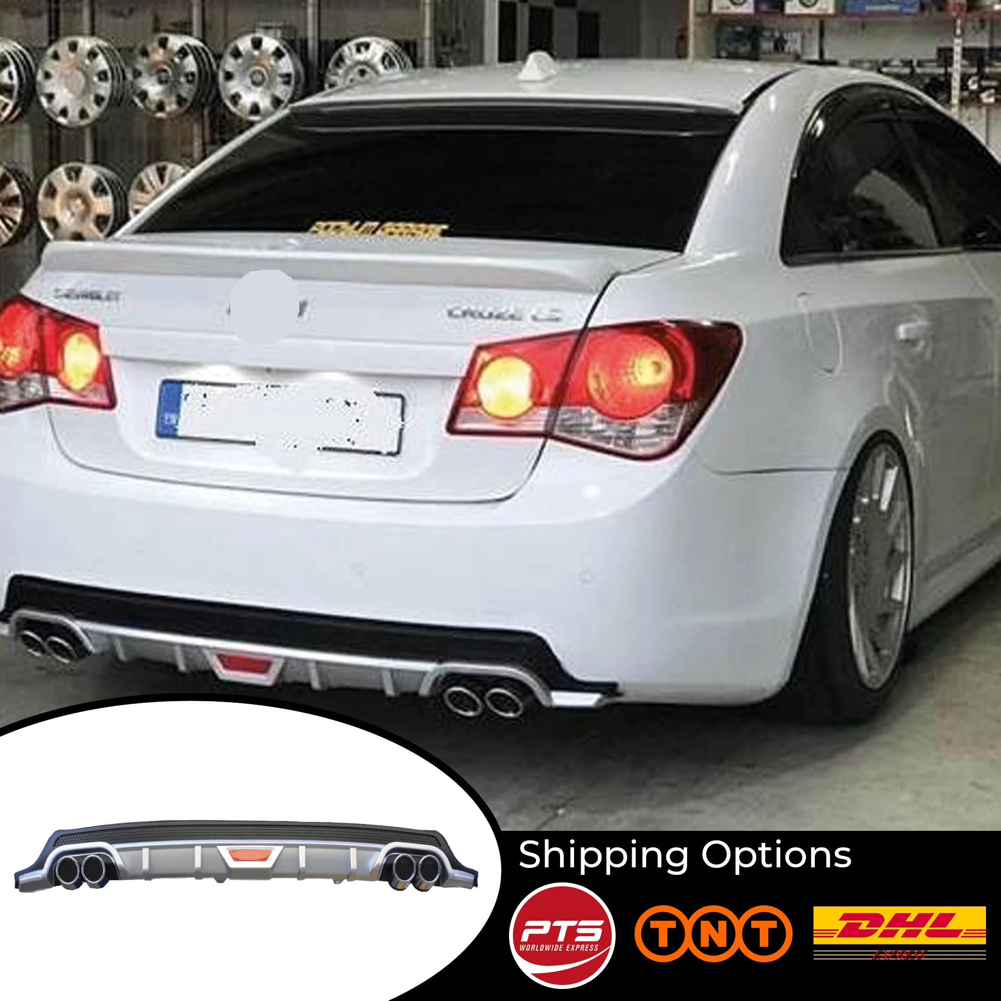 Difusor-trasero-para-coche-Chevrolet-Cruze-Kit-de-carrocer-a-aler-n ...
