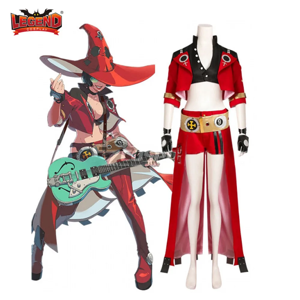 Game-Guilty-Gear-Cosplay-STRIVE-INO-I-No-Cosplay-Costume-Red-Dress ...
