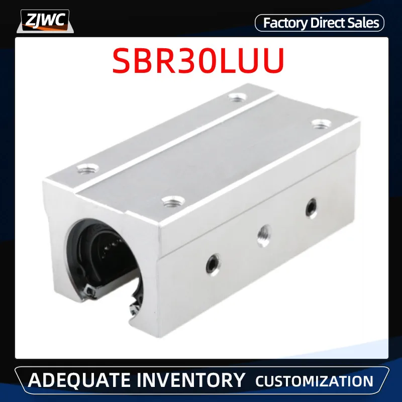 4pcs-SBR30LUU-aluminum-block-30mm-High-quality-Linear-motion-ball-bearing-slide-block-match-use ...
