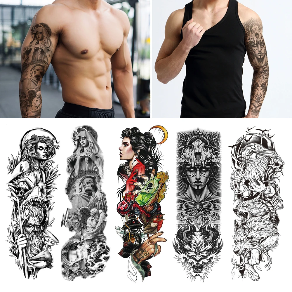 Water Sleeve Tattoos For Men