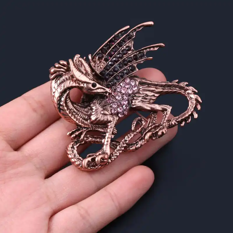 A Song Of Ice And Fire Targaryen Dragon Brooch Fan Gift