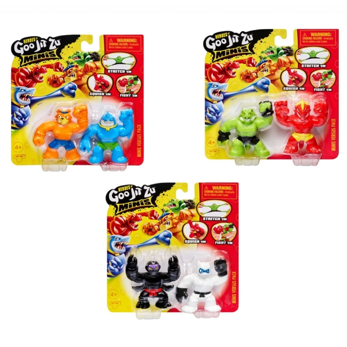 Goojitzu Minis 2'li Figür S1 GJT14000 Thrash Tygor Blazagon Rock Jaw ...