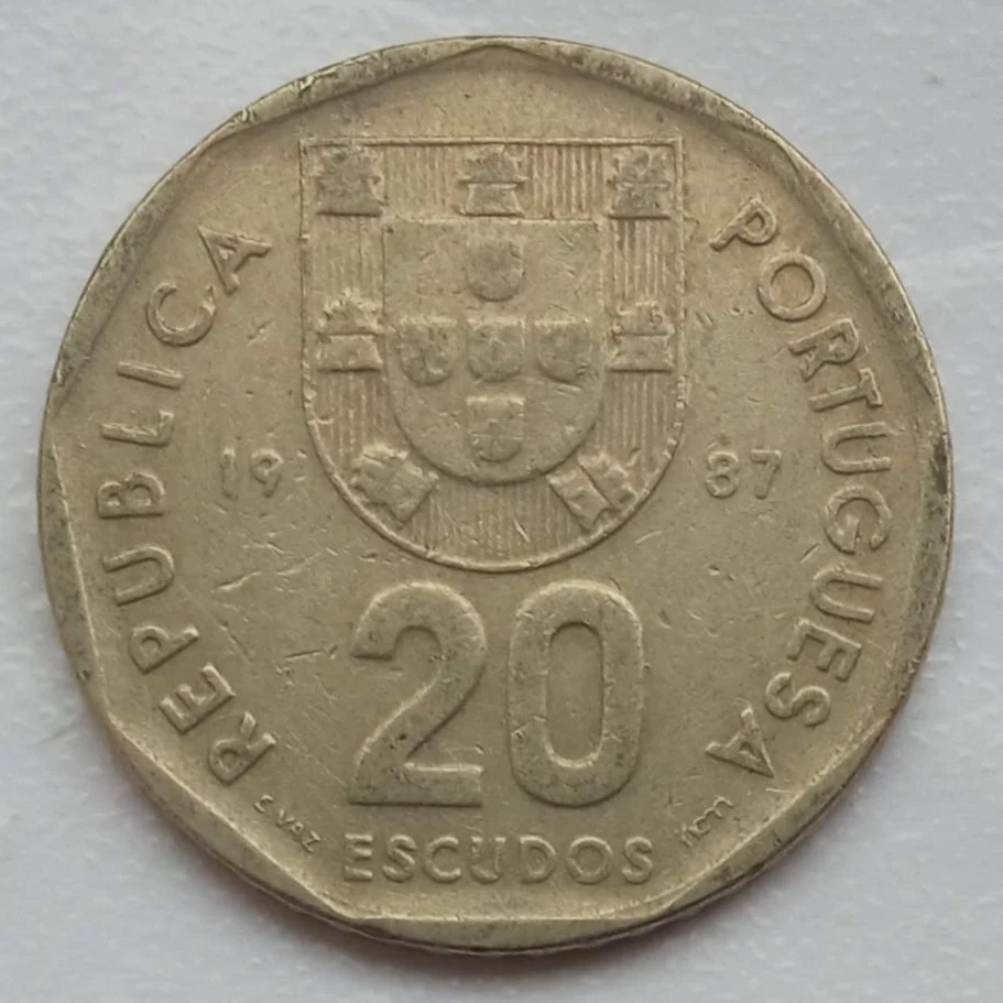 Coin Portugal 20 Escudo 1986-2001 - Commemorative Coins - AliExpress