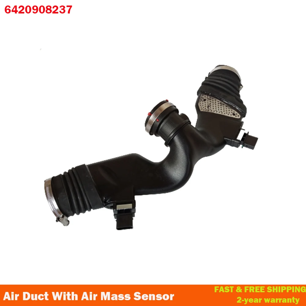 For-Mercedes-Benz-OM642-W211-W164-W251-Engine-Air-Hose-Duct-With-Flow ...