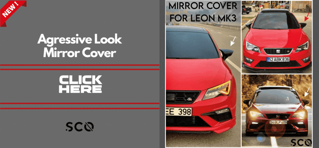 Logo Sticker for Seat Leon MK3 5F Hologram Badge Sticker Set Carbon ...