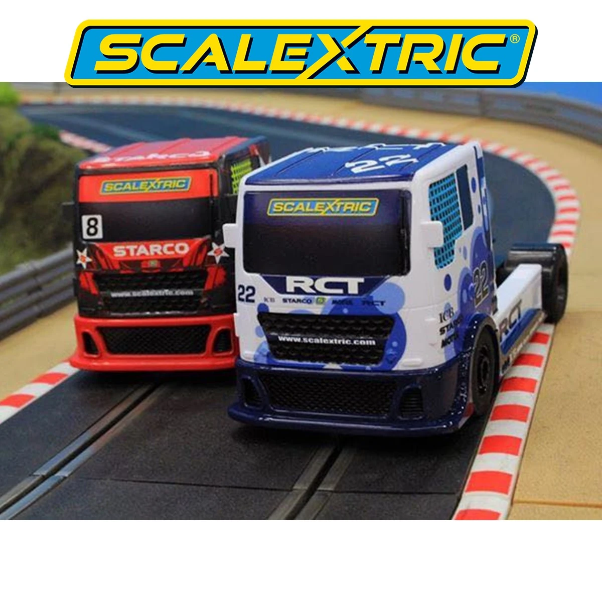 Scalextric Slot Car 1:32 C3609 Racing Truck Starco / C3610 Rct - Railed ...