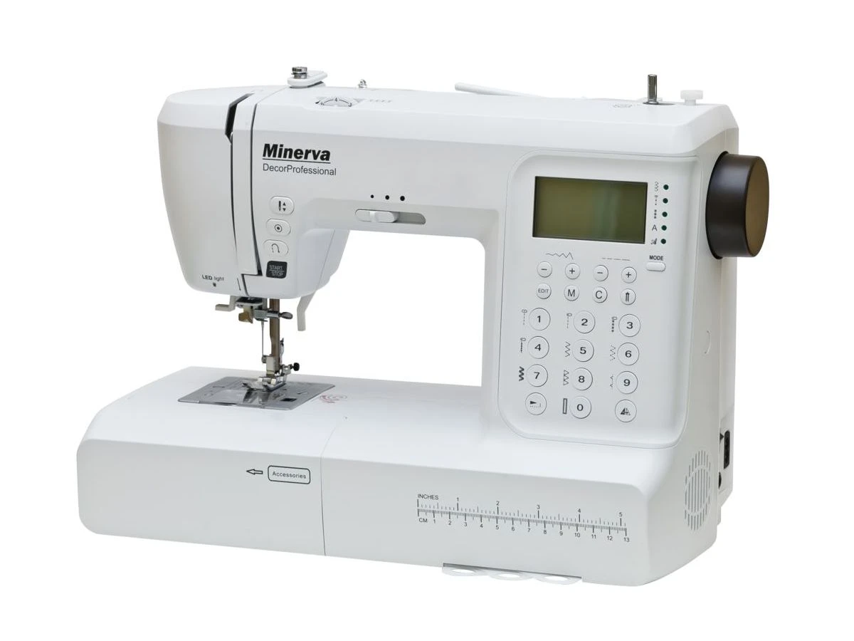 Sewing machine Minerva decor professional computerized household 400 ...