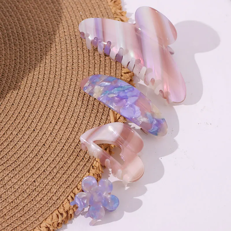 Hairclaw New | Spring Clip | Jewelry | Hair Claw - Hollow Flowers Clip ...