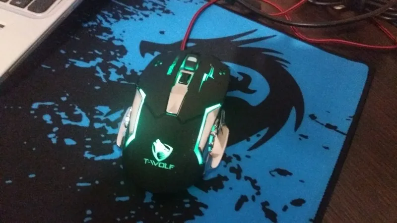 LED Wired Optical Silent Gaming Mouse | Gamer Fuss