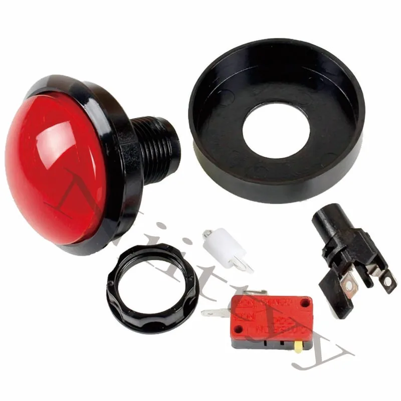 100mm Game Buttons 2-Pack 100mm Arcade Push Buttons With Micro Switch ...