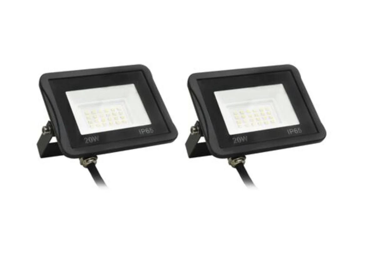 2-LED-spotlight-20W-waterproof-IP65-wall-lamp-outdoor-lighting-warm ...