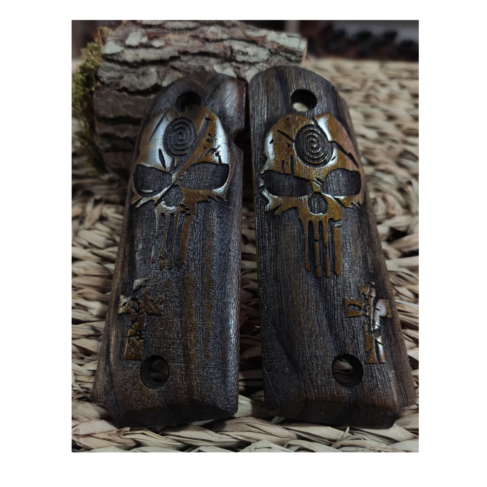 Colt Print 1911 Custom Laser Cut Wood Inlay Grips Gun Accessory Av ...