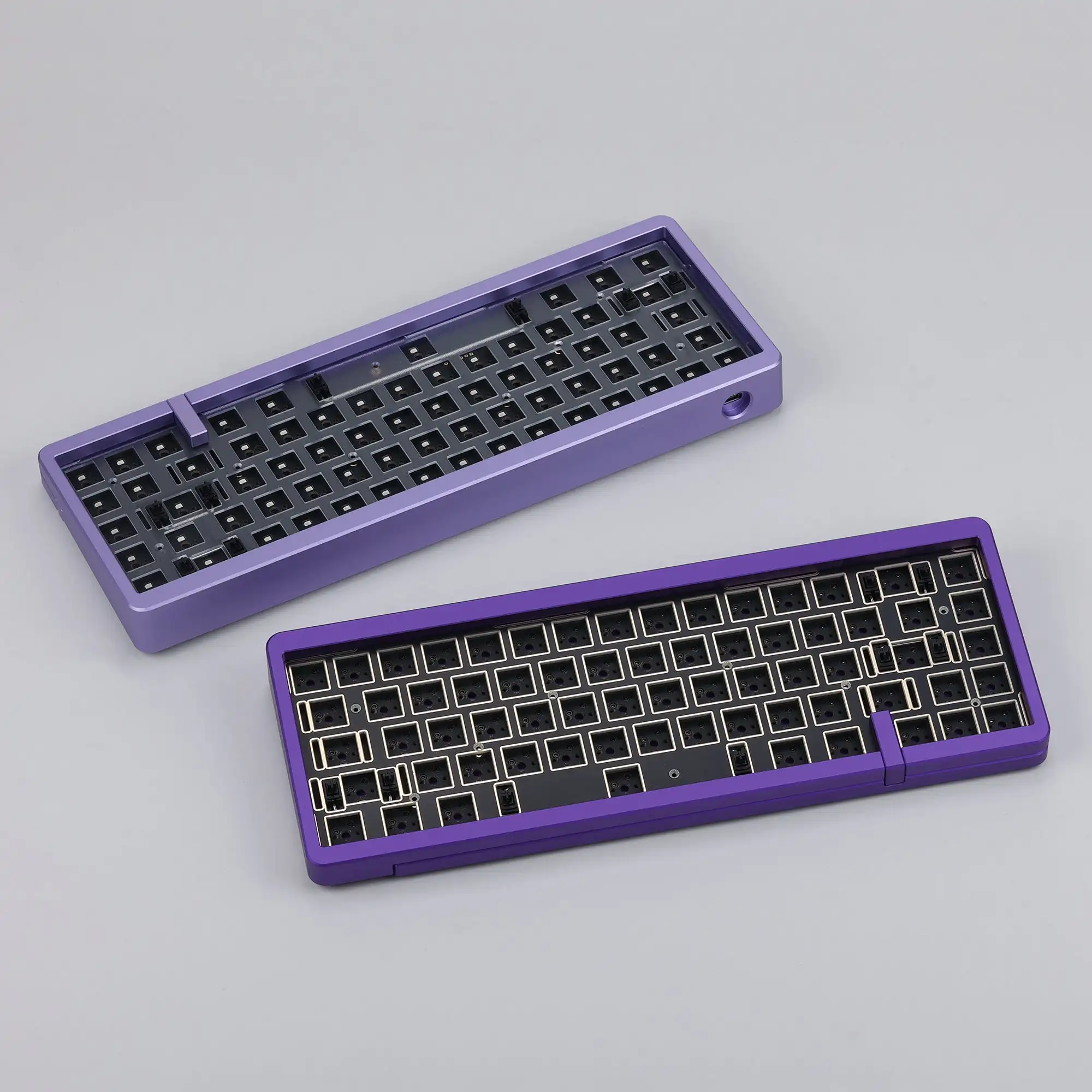 35％割引ブラック系【超目玉枠】 kbdfans D45 E-grey ホットスワップ 自作キーボード PC周辺機器 PC/タブレットブラック ...