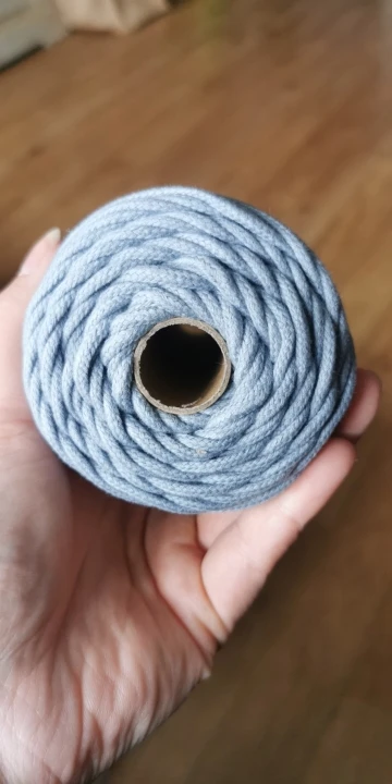 cotton cord - Single twist macrame string twisted macrame cord 108 ...