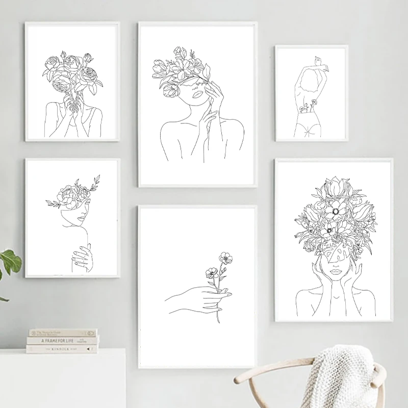 Nordic Woman Drawings