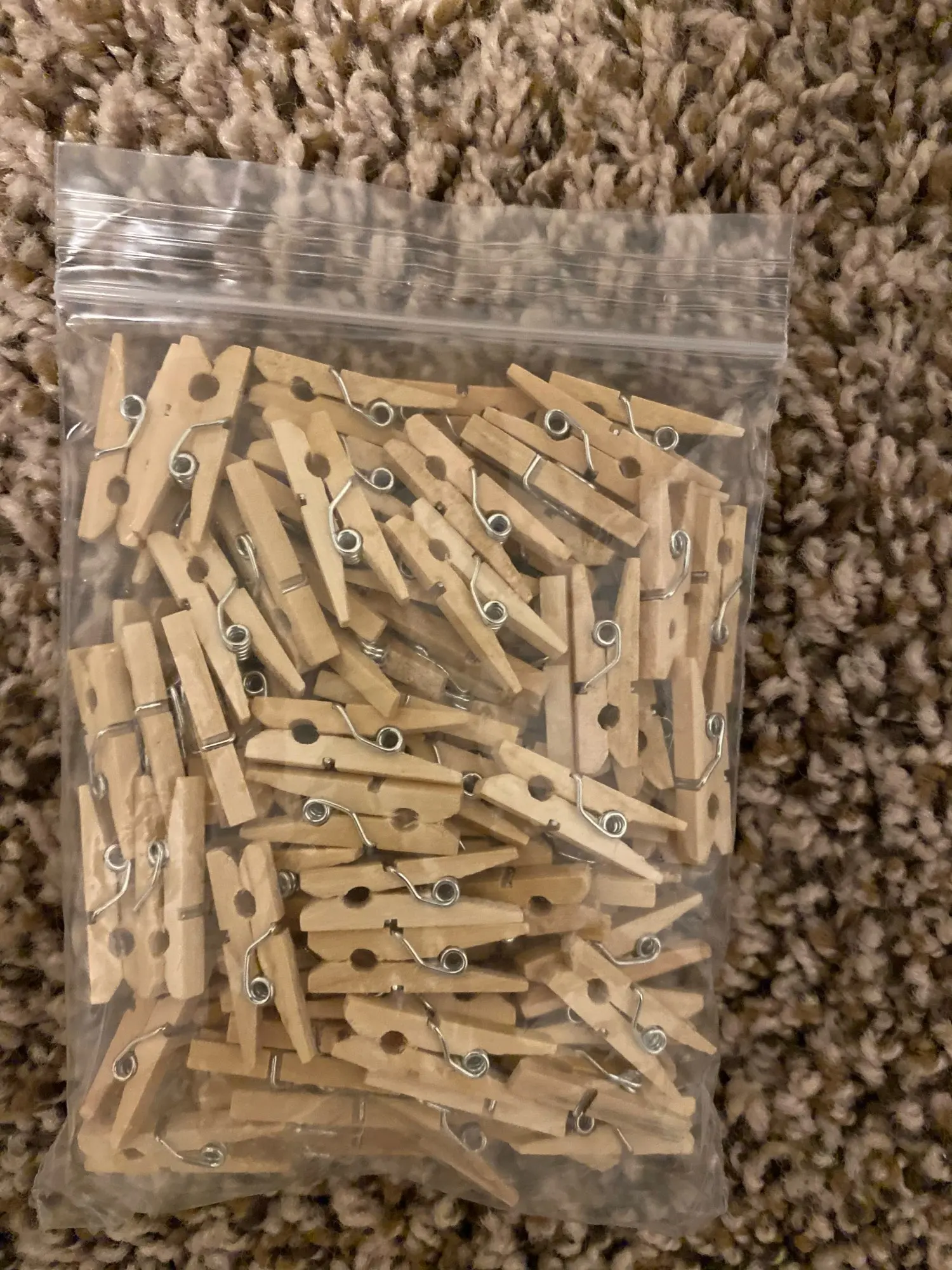 Decorative DIY Mini Wooden Clips (100 pcs) - Life Changing Products