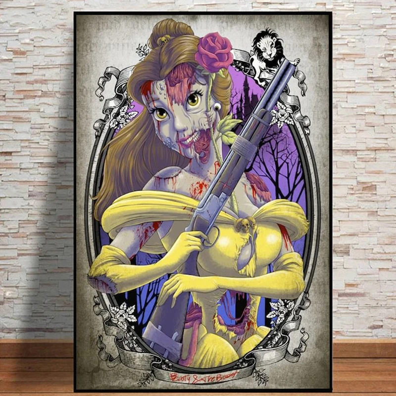 Zombie Disney Princess Belle