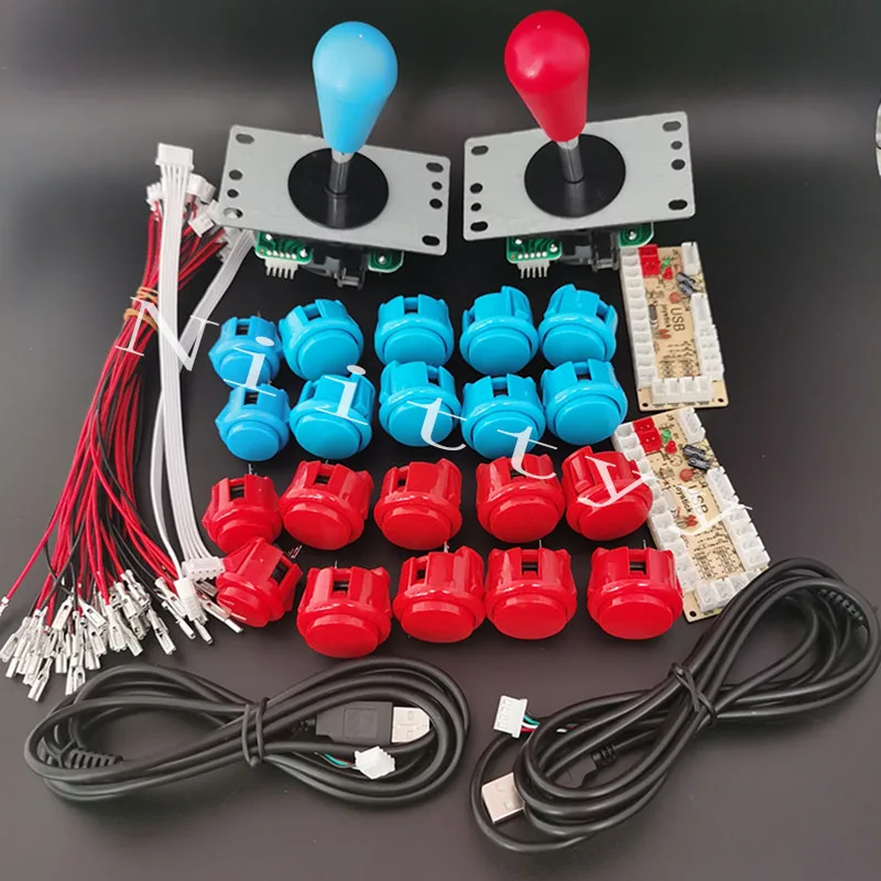 Zero-Delay-Arcade-DIY-Kit-Zero-Delay-USB-Controller-PC-Sanwa-Oval-ball ...