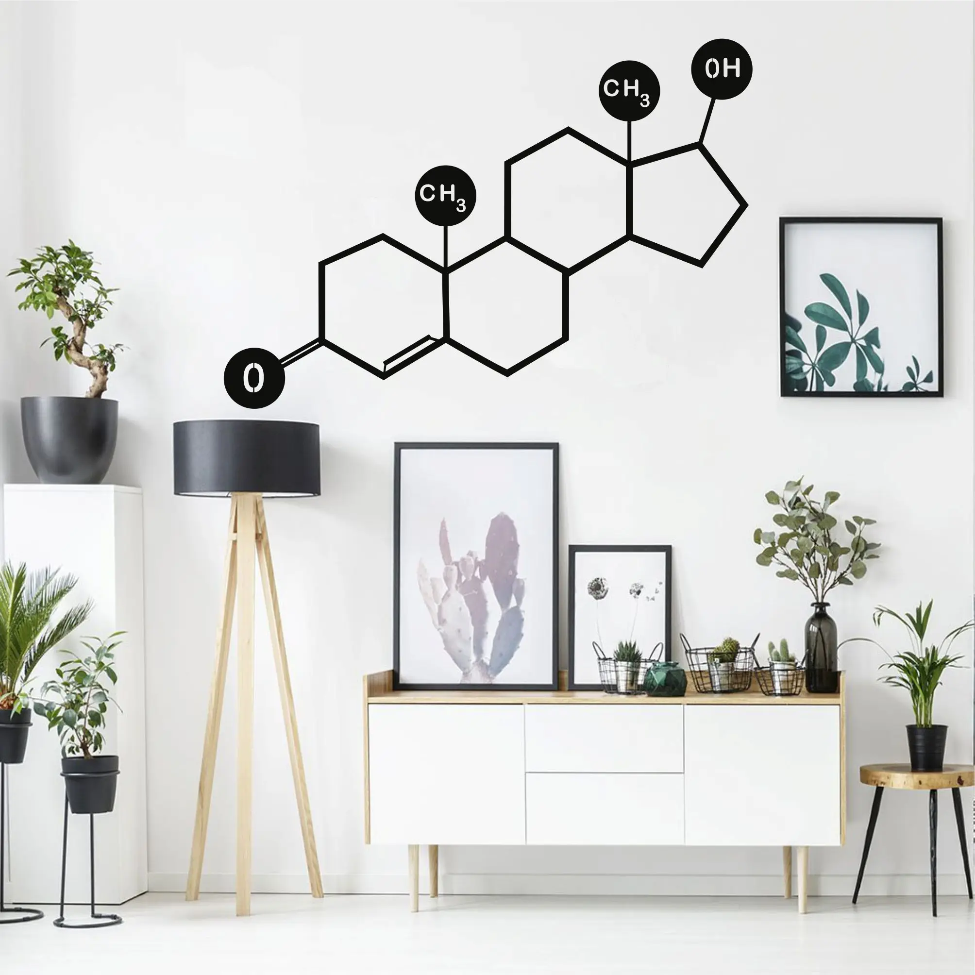 Metal Wall Art, Testosterone Molecule, Metal Wall Decor, Office ...