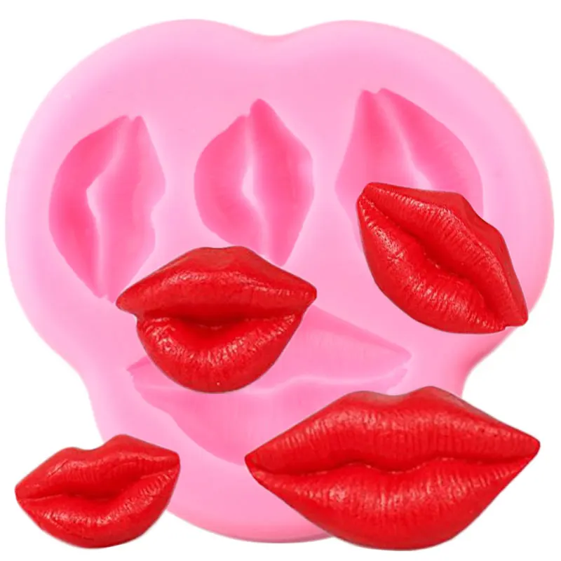 Sexy-Lips-Silicone-Molds-Wedding-Cupcake-Topper-Fondant-Cake-Decorating ...