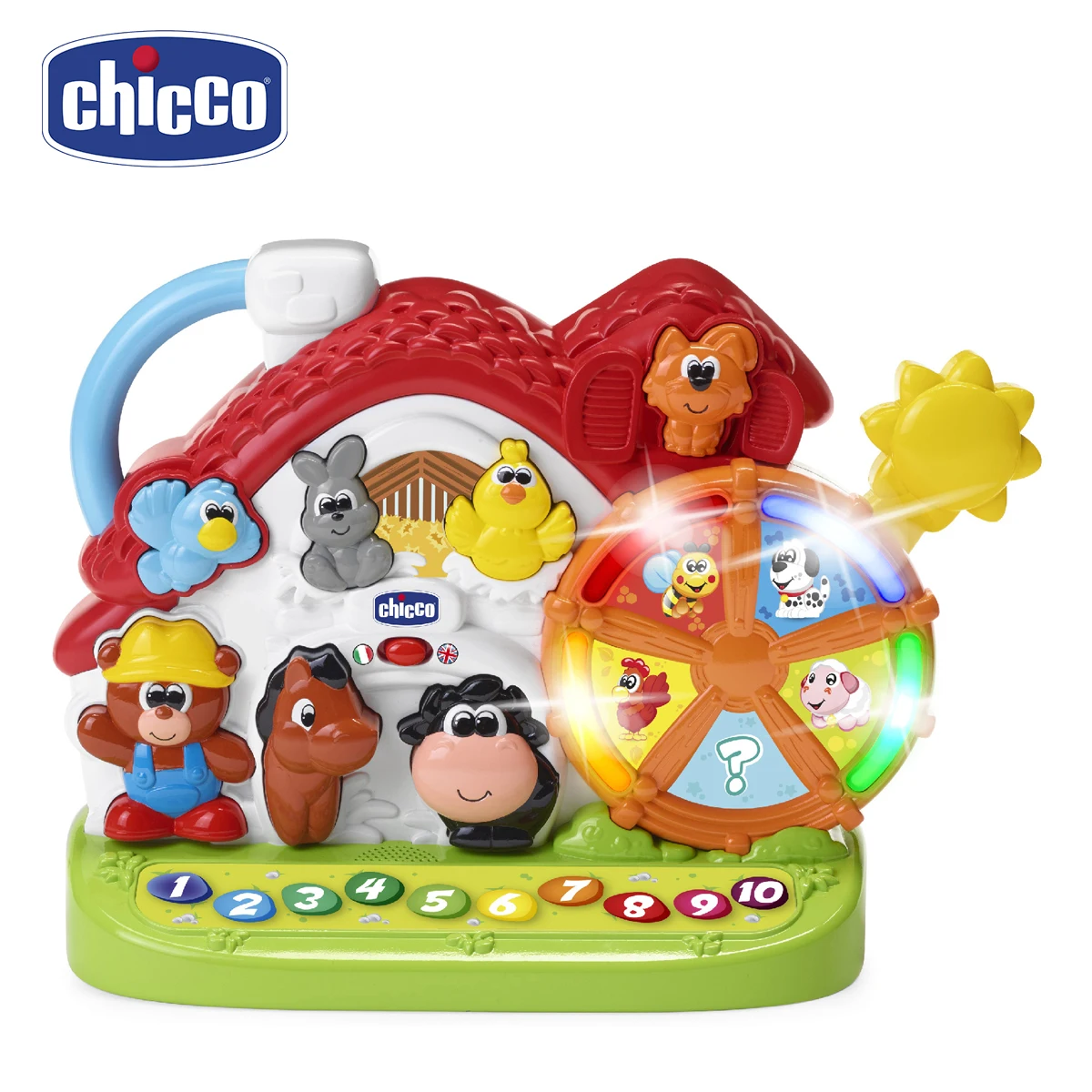 Talking farm Chicco (RUS/ENG) 12 M + 신규|분류, 네스팅 & 스테이킹 완구| - AliExpress