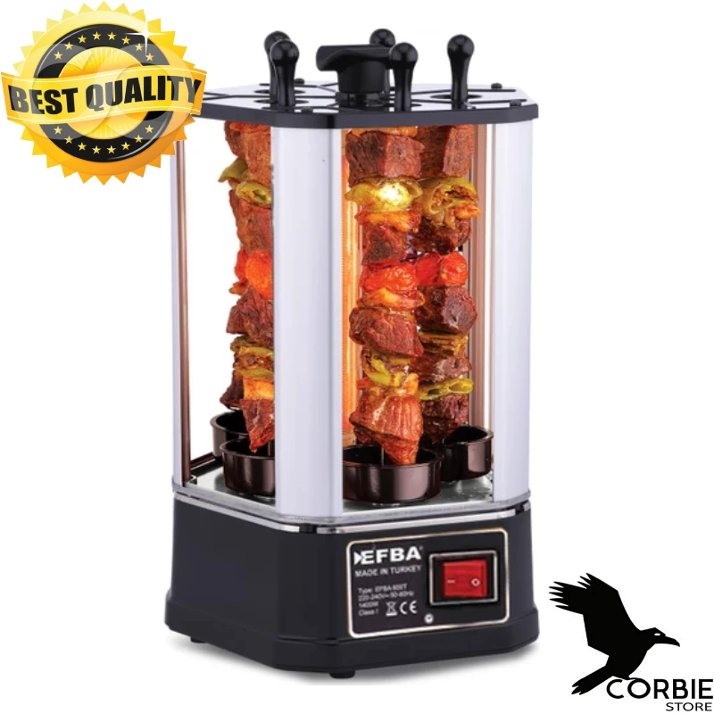 Shish-Kebab-Machine-Turkish-EFBA-600-Kebapmatic-Shashlik-Timed-Black-or ...