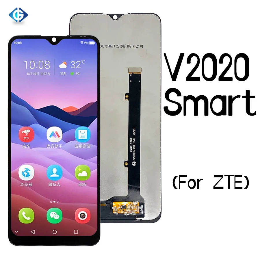 % 100% test edilmiş Pantalla ZTE Blade V2020 akıllı LCD ekran ...