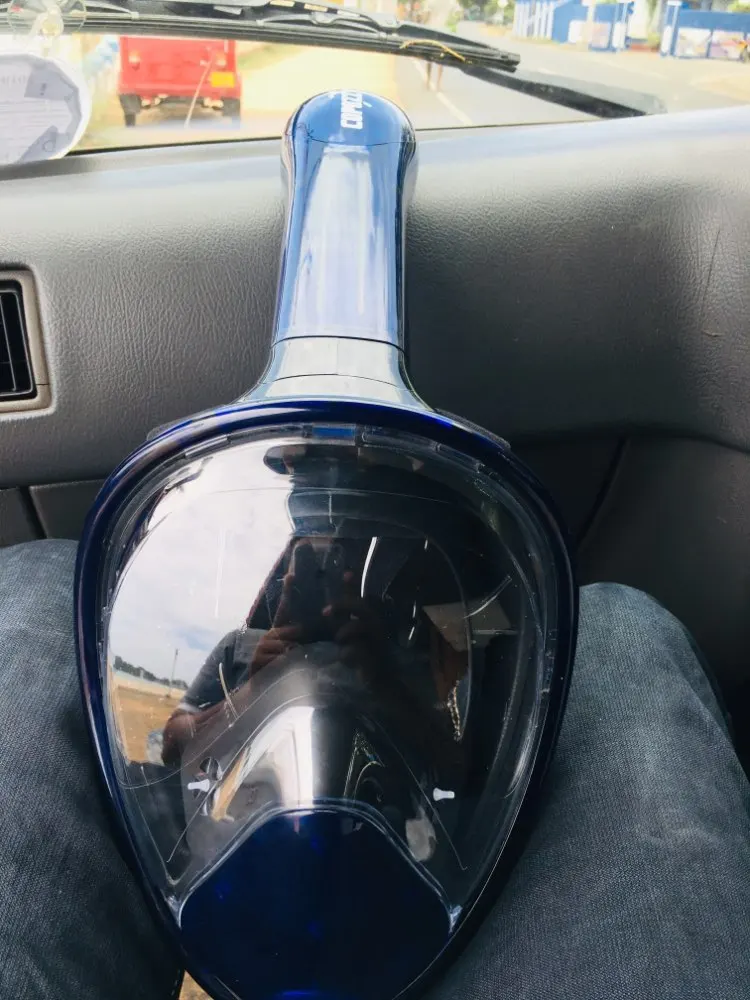 Full Face Diving Mask Round Lens Design - Life Changing Products