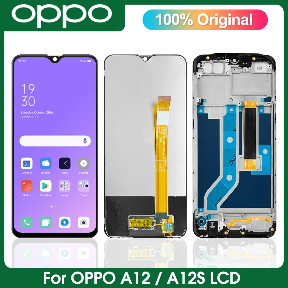 Original Lcd Display For Oppo A12 Cph2083, Cph2077 Touch Screen With ...