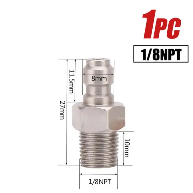 Shan bao M8/m10 stainless steel inflation nozzle (price is 5 nozzles)