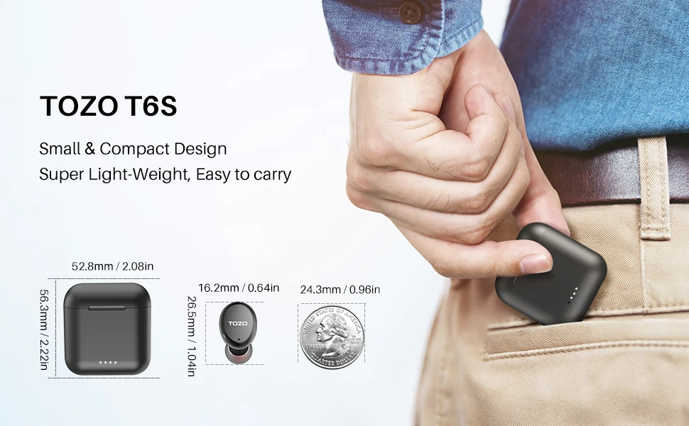 TOZO T6S - Intelec | Tecnología y Fitness