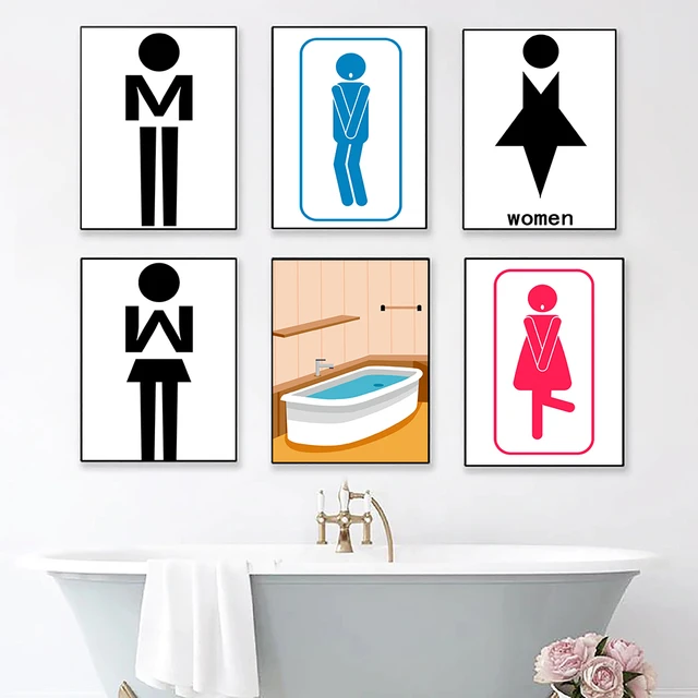 Funny Women Bathroom Signs