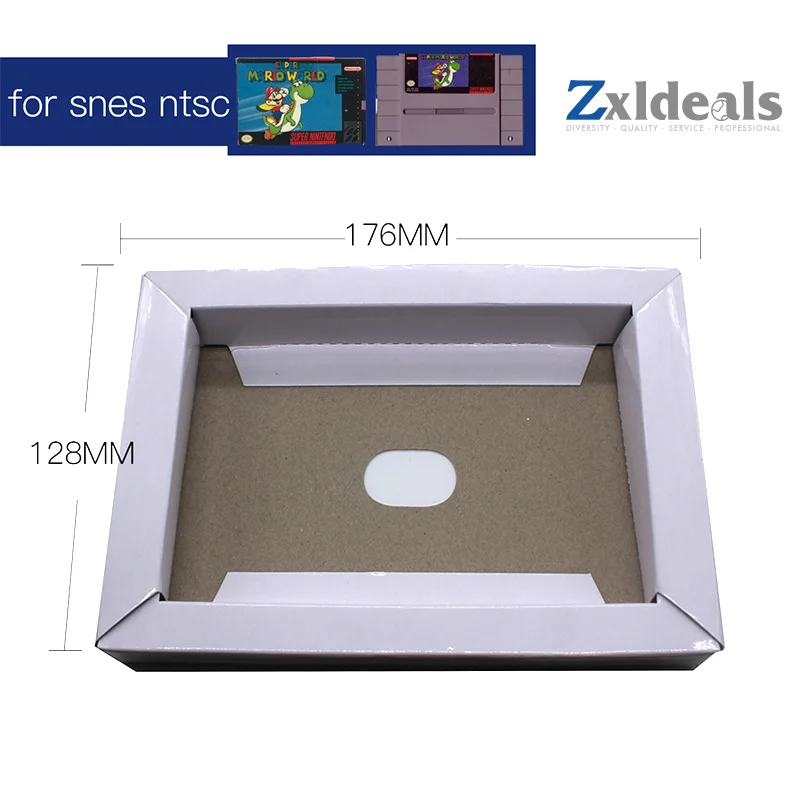 Inlay Insert Tray For SNES NTSC Cardboard For Super Nintendo Games ...
