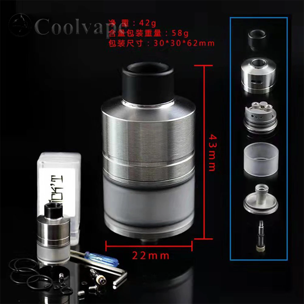 WICK-T-RDTA-RSTA-Rebuildable-Dripping-Tank-Atomizer-BF-Pin-316 ...
