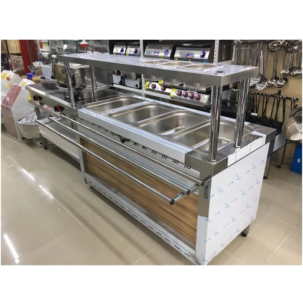 Commercial Restaurant Catering Cafe Hot Food serving unit stove Bain ...