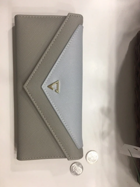 Geometric Envelope PU Leather Clutch Wallet for women - wanahavit