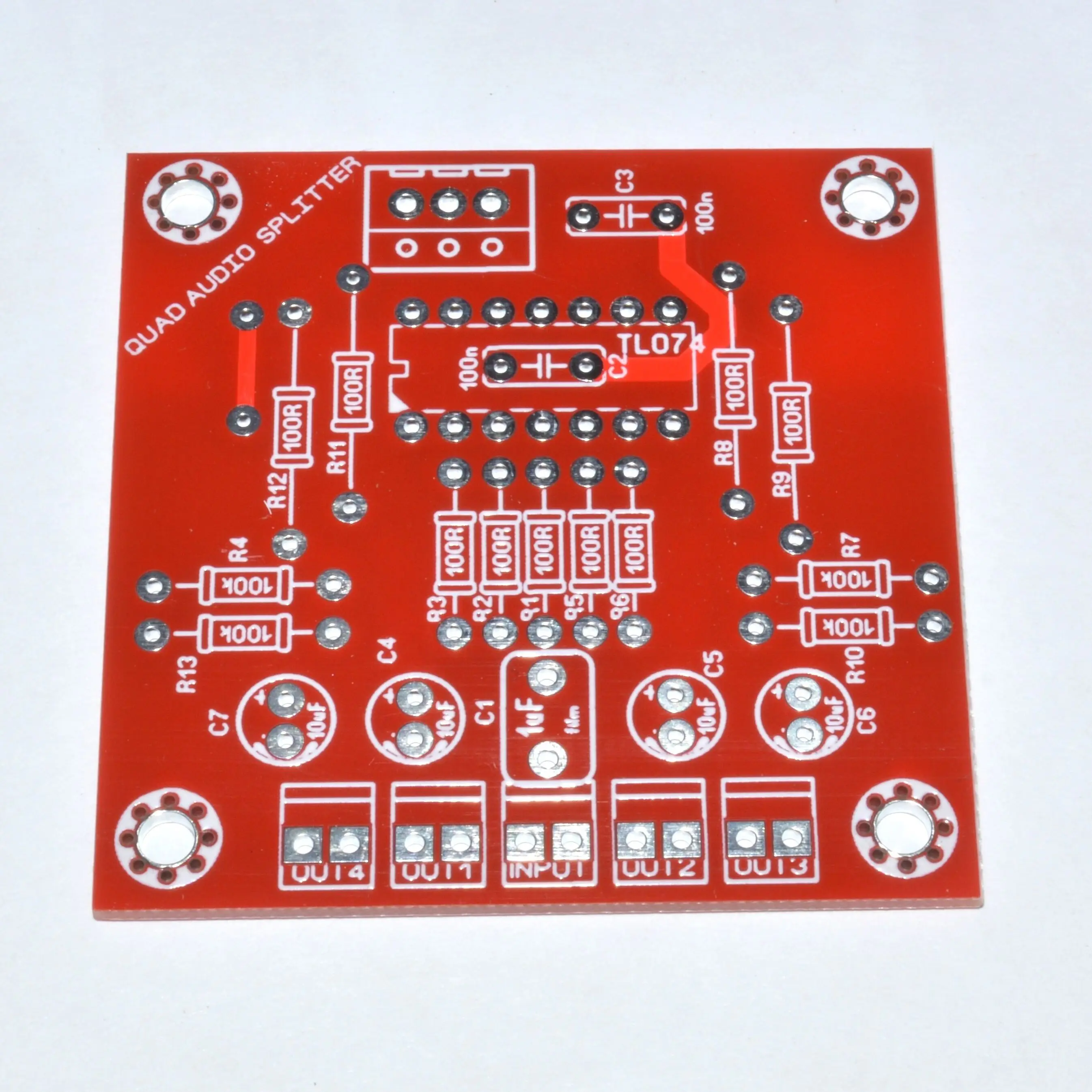 Printed Circuit Board Assembly Audio Splitter 1 Input To 4 Output Pcb ...