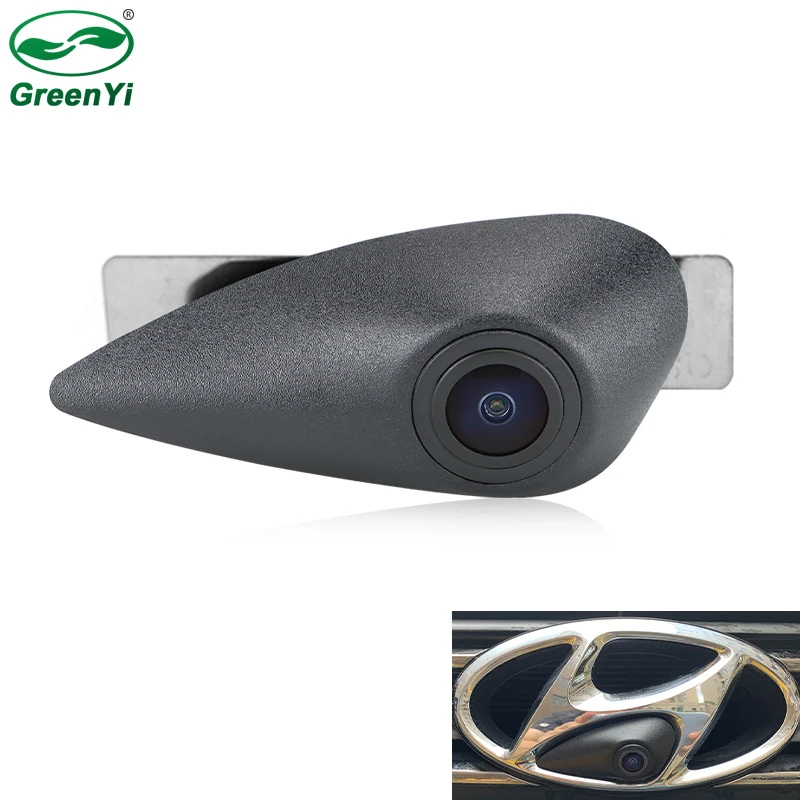 Ccd Hd Night Vision Front View Camera Vehicle Logo Camera For Hyundai ...