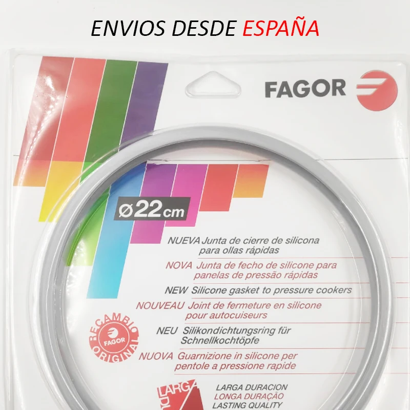 Fagor Goma de olla 22cm rápida M18804554, Recambio para olla.|Ollas de ...