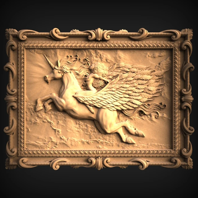 Stl Modell 3D A Cnc Útválasztóhoz Nyomtató Artcam Aspire Bas Relief ...