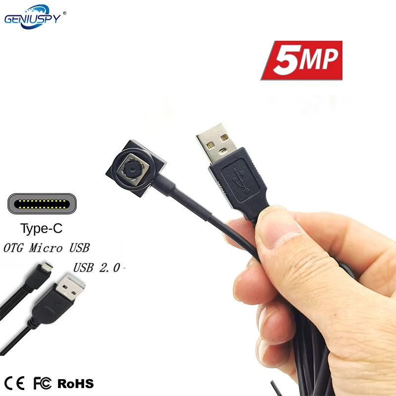 UVC OTG AF 자동 초점 500W USB 카메라 모듈 2592*1944 15FPS 고속 5MP 미니 CCTV 감시 웹캠 ...