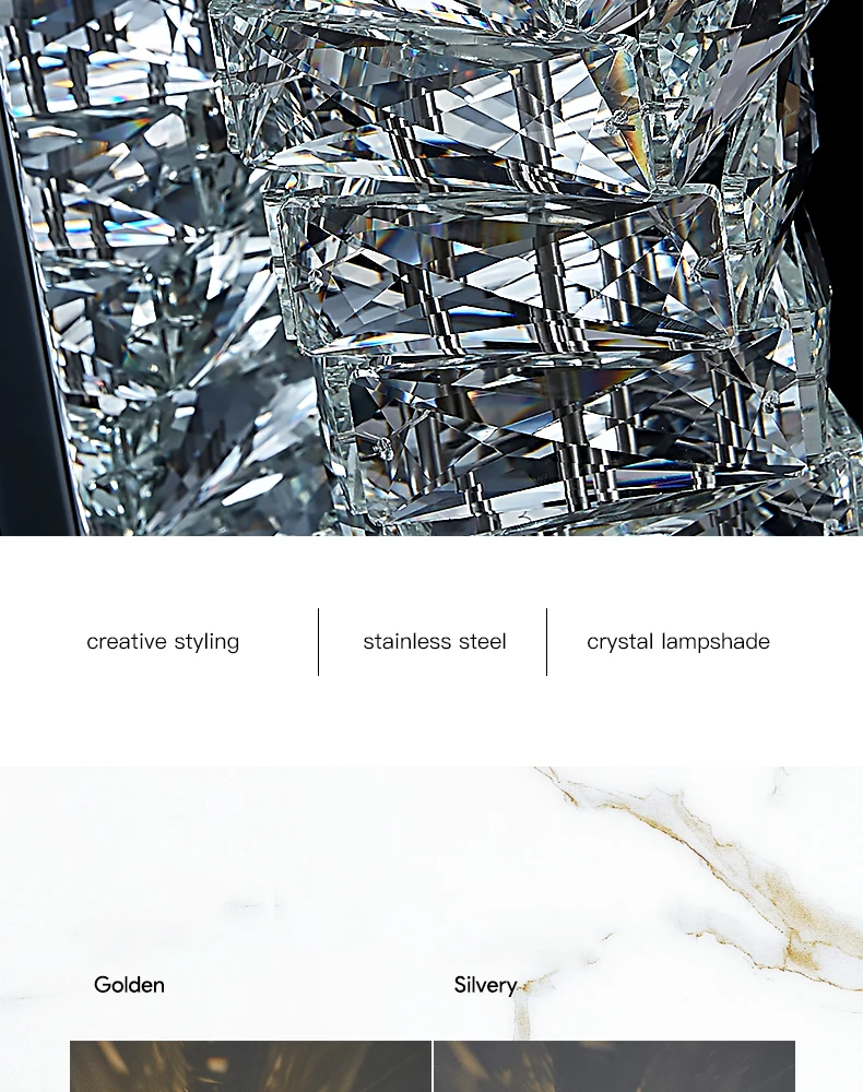 Stafford Luxury Crystal LED Wall Lamp – NYRALONDON