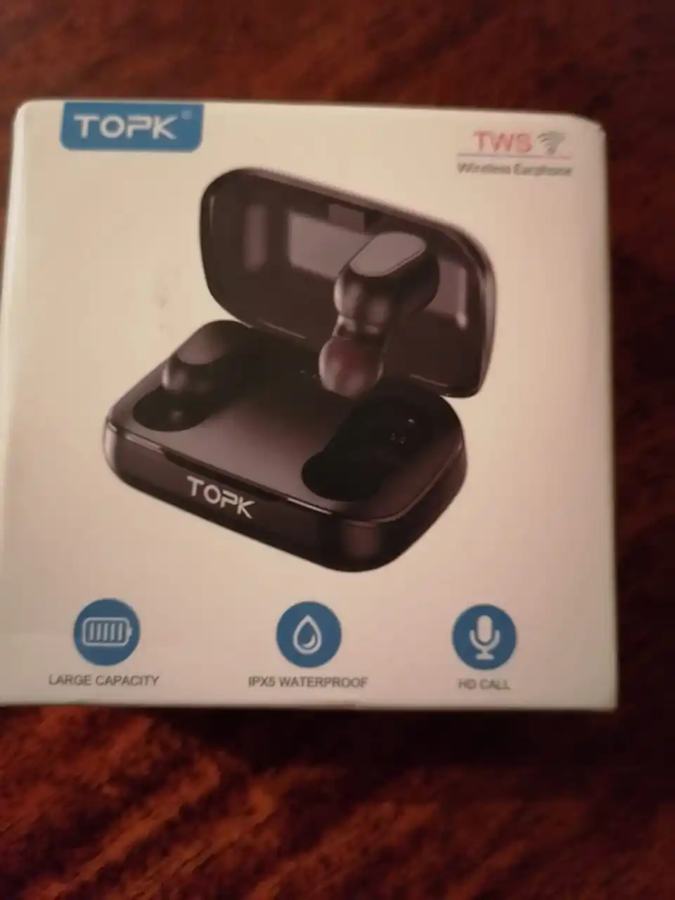 Беспроводные Bluetooth-наушники TOPK F22, TWS, с микрофоном, 5,0, для ...