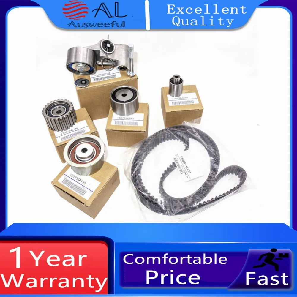 13028AA231-13033AA042-13085AA101-13073AA190-6pcs-Timing-Belt-Kit-For ...