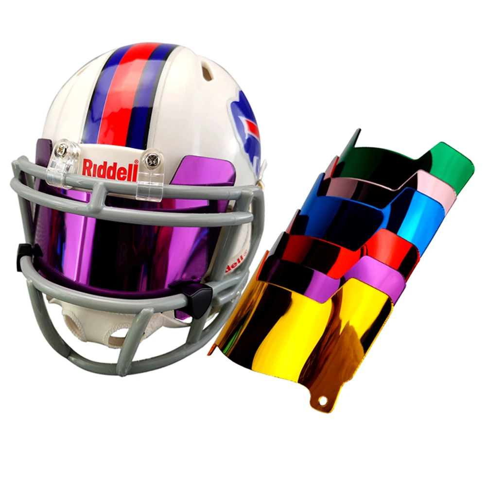 Custom Mini Football Eye Shield Visor With Clips For Nfl Collectors ...