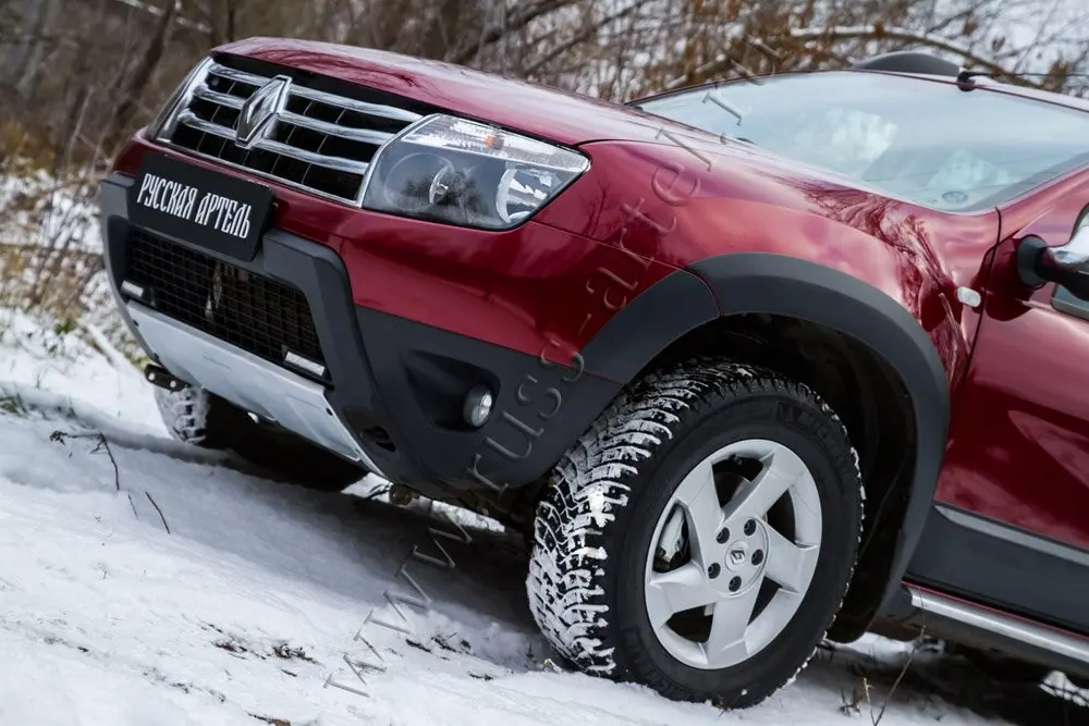 Pad-spoiler-body-kit-tuning-front-bumper-Renault-Duster-2010-2014 ...