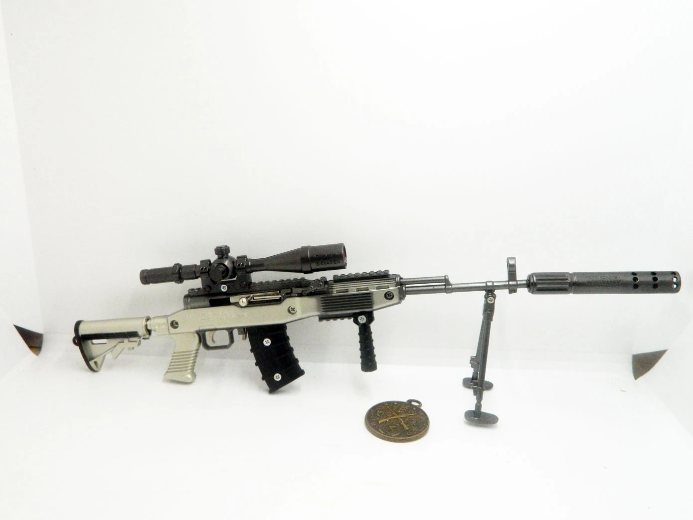 Miniature Gun Russian Sks Scale 1:3 Children Toy Gun Walking Dead Pubg ...